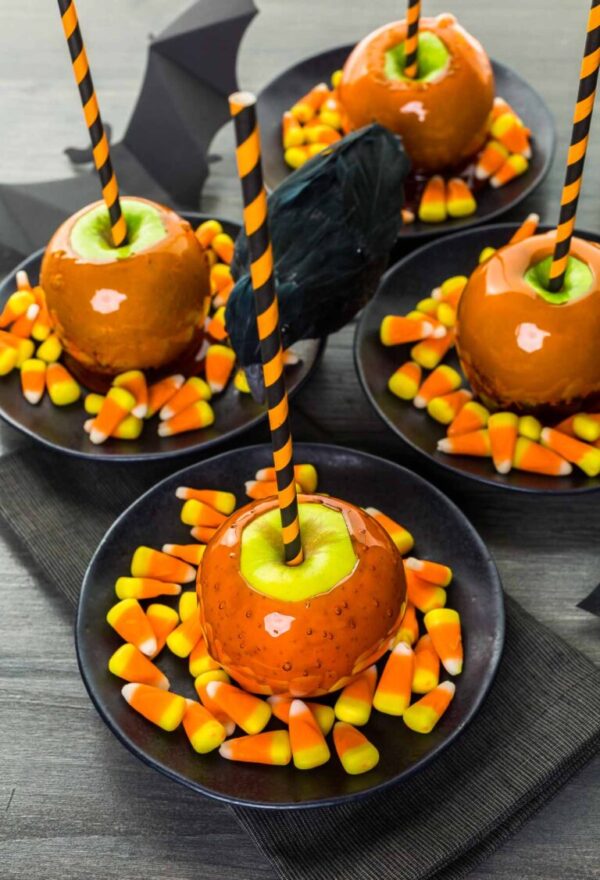 Orange Candy Apples